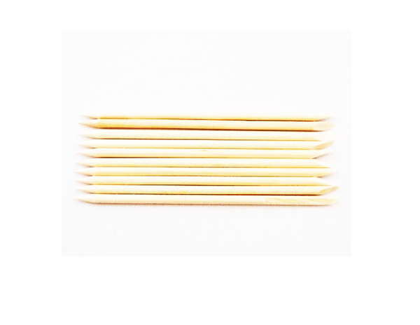 10 x Orange wood sticks Medium Size 115mm x 4mm | Beauty Products Online